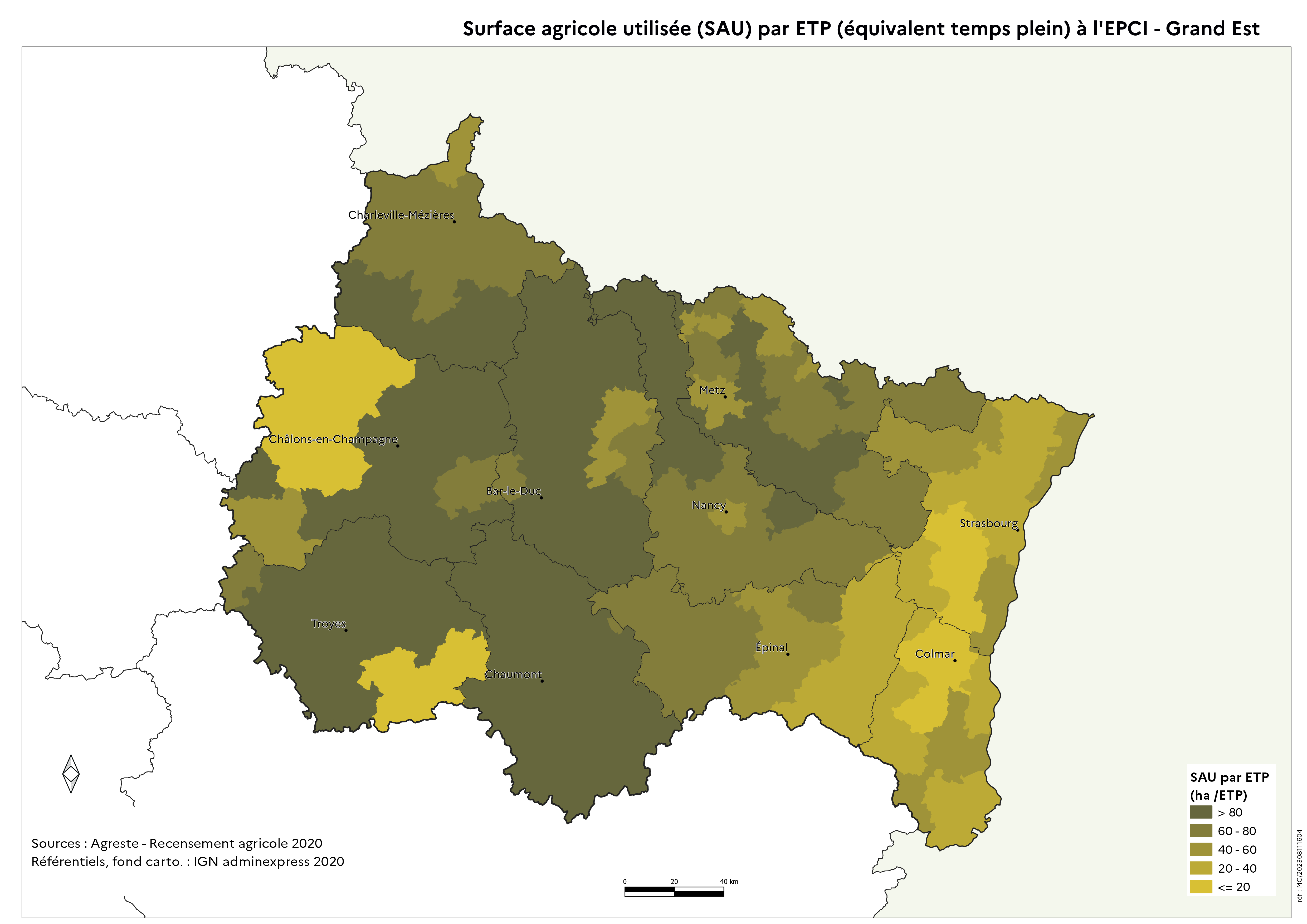 SAU et PBS par ETP | DRAAF Grand Est
